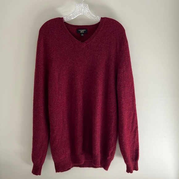 Club Room | Sweaters | Cashmere Club Room Luxury Mens Vneck Sweater ...